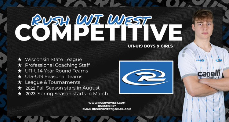Competitive (U11-U19) - Rush Wisconsin West Soccer Club - Competitive and Recreational Soccer ...